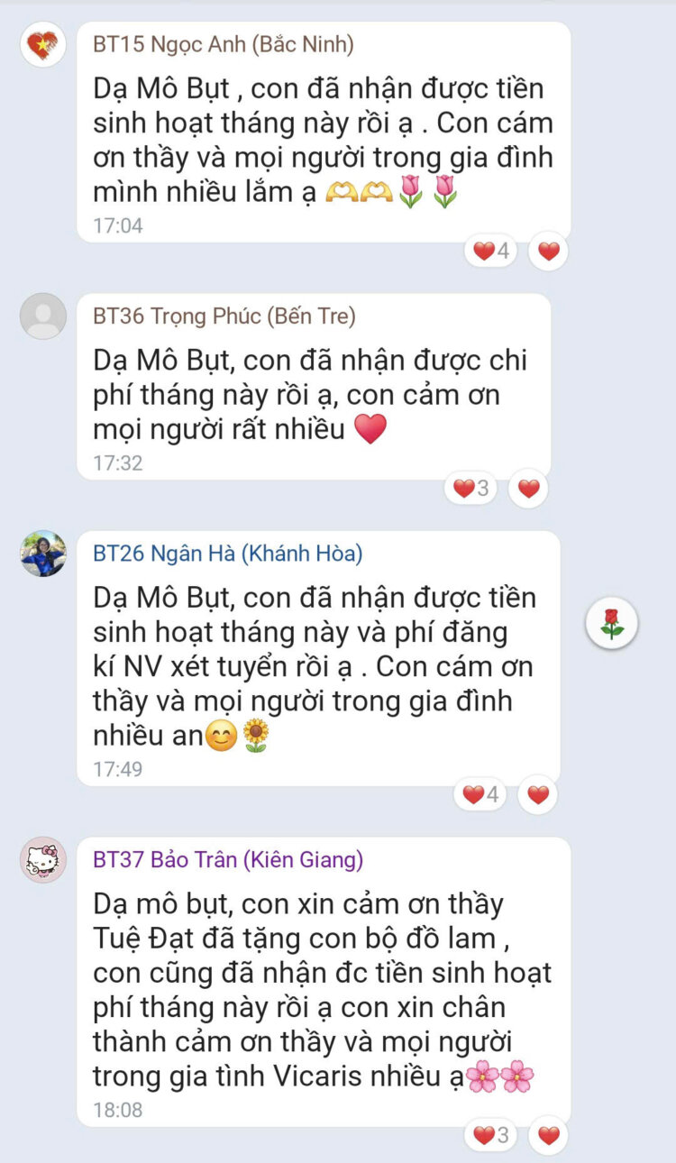 Quỹ Vicaris gieo hạt hiểu thương tháng 7.2025 | Vicaris.com.vn - Gieo ...